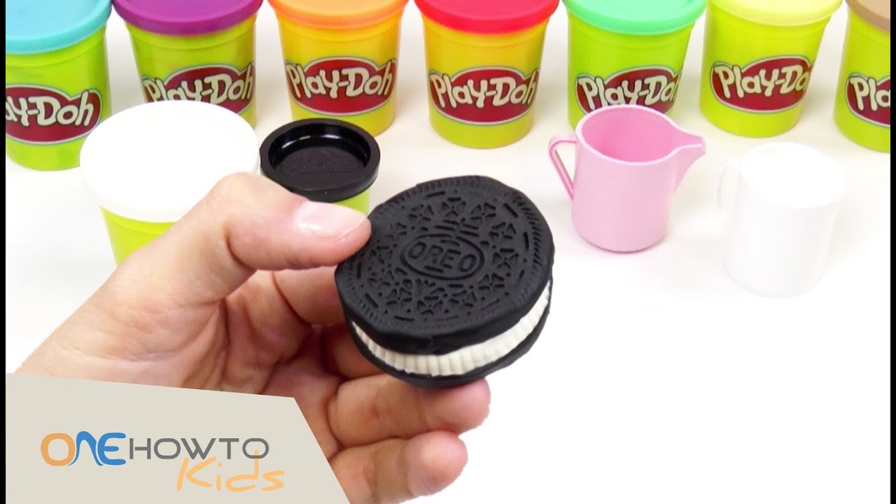 Play Doh food: Oreo cookies - YouTube