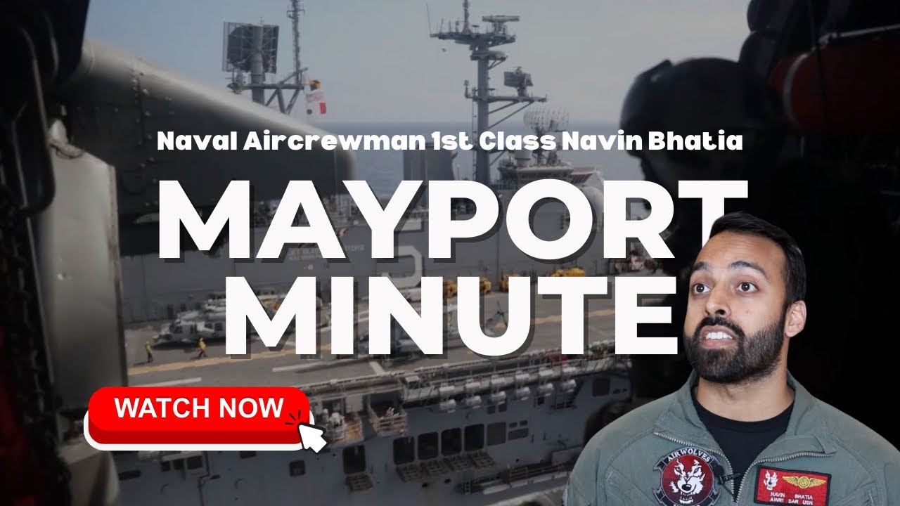 Mayport Minute - Naval Aircrewman 1st Class Navin Bhatia - YouTube