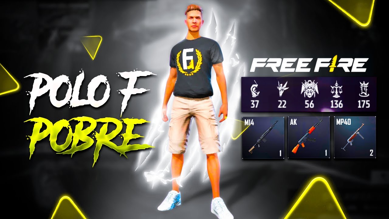 COMPRE LA CUENTA CON EL "POLO F" MAS POBRE DE TODO FREE FIRE😢 1$ - YouTube