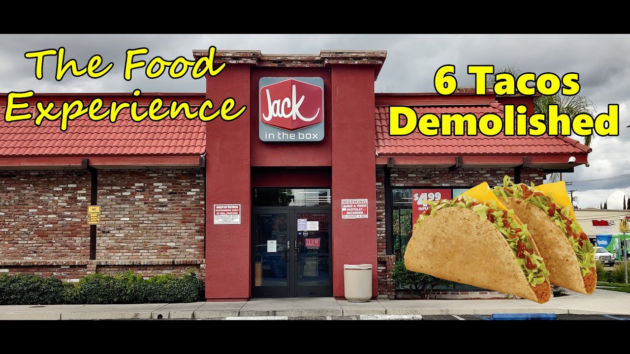 Jack In The Box - 6 Tacos - Demolished and Destroyed!! - YouTube