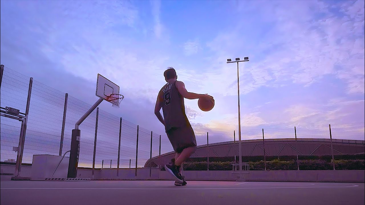Relaxing ASMR | Early Morning Basketball Practice - YouTube