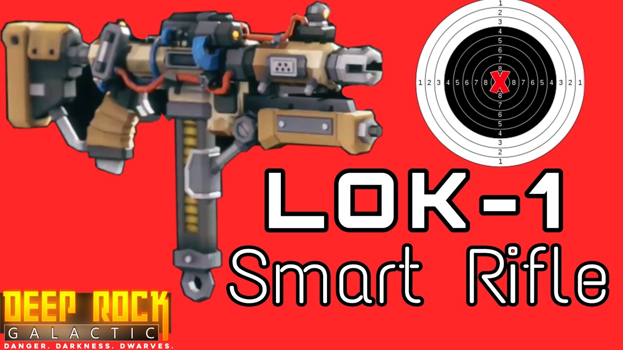 Deep Rock Galactic - Engineers New Weapon - LOK-1 Smart Rifle - YouTube