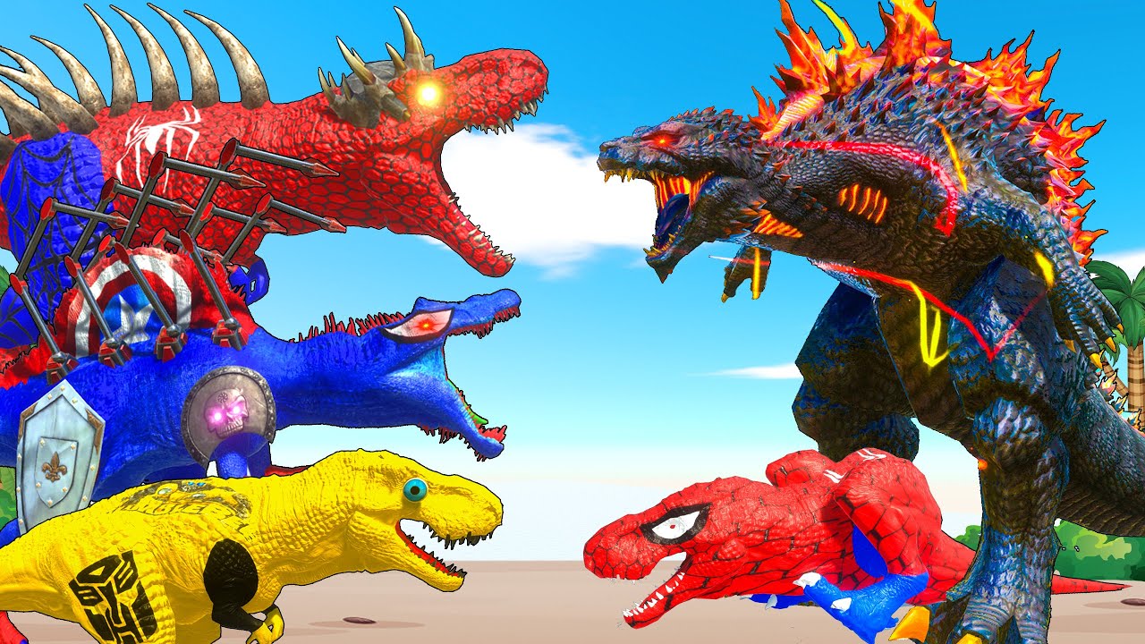 Evolved Godzilla vs battle beast vs minus one vs shimo vs Kong vs shin ...