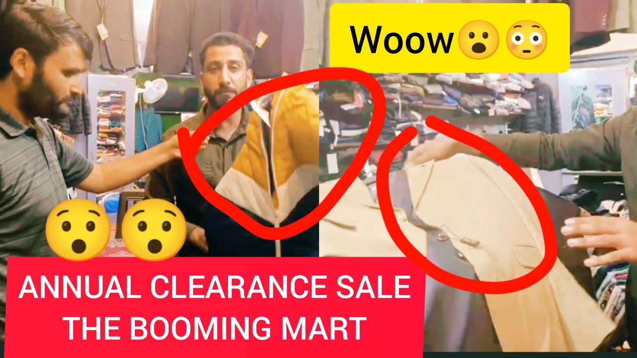 ANNUAL 😯 CLEARANCE SALETHE BOOMING MART(KULGAM AND SRINAGAR - YouTube