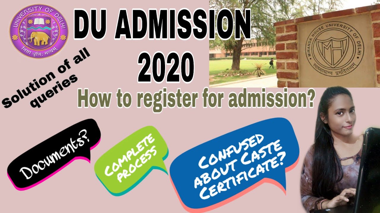 DU ADMISSION 2020 ||HOW TO REGISTER FOR ADMISSION || Solution of all ...