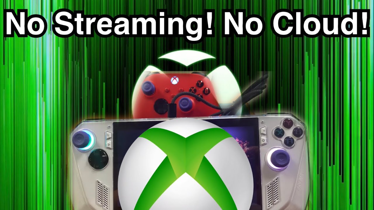 Portable Xbox NATIVELY Runs Games on GO! - Xbox Game pass X ROG Ally ...