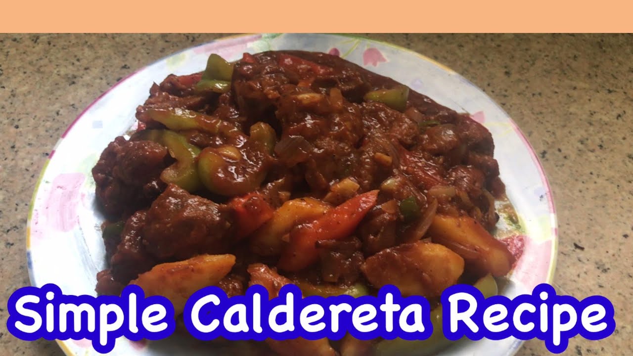 How to make simple caldereta - YouTube