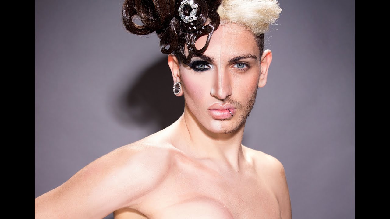 Half Drag Transformation - let's make a DIVA! - YouTube