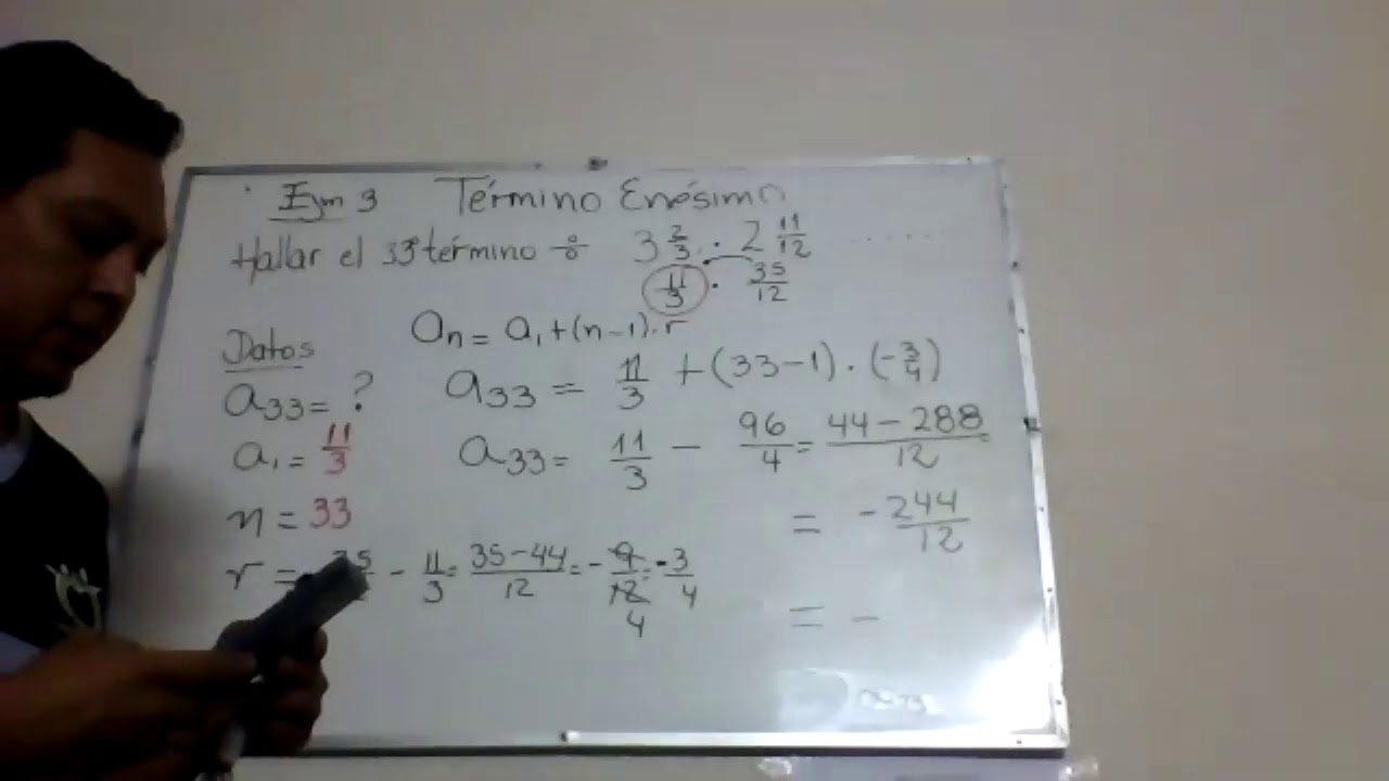 5TO SEC (T.TARDE) MATEMÁTICAS-PROGRESIONES ARITMÉTICAS (Termino Enésimo ...