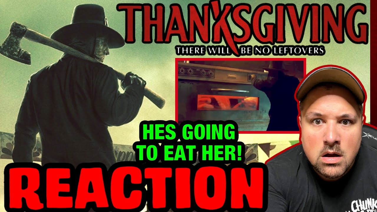 THANKSGIVING (2023) Trailer Reaction! CANNABALISTIC KILLER On The Loose ...
