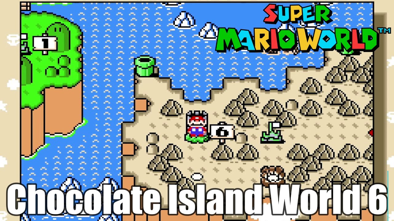 Super Mario World Walkthrough World 6 Chocolate Island (Switch) - YouTube