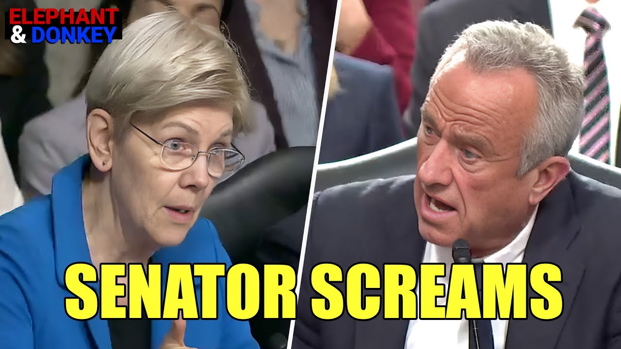 WATCH Senator Warren SCREAMS at RFK Jr Then He Proceeds to FIRE BACK ...
