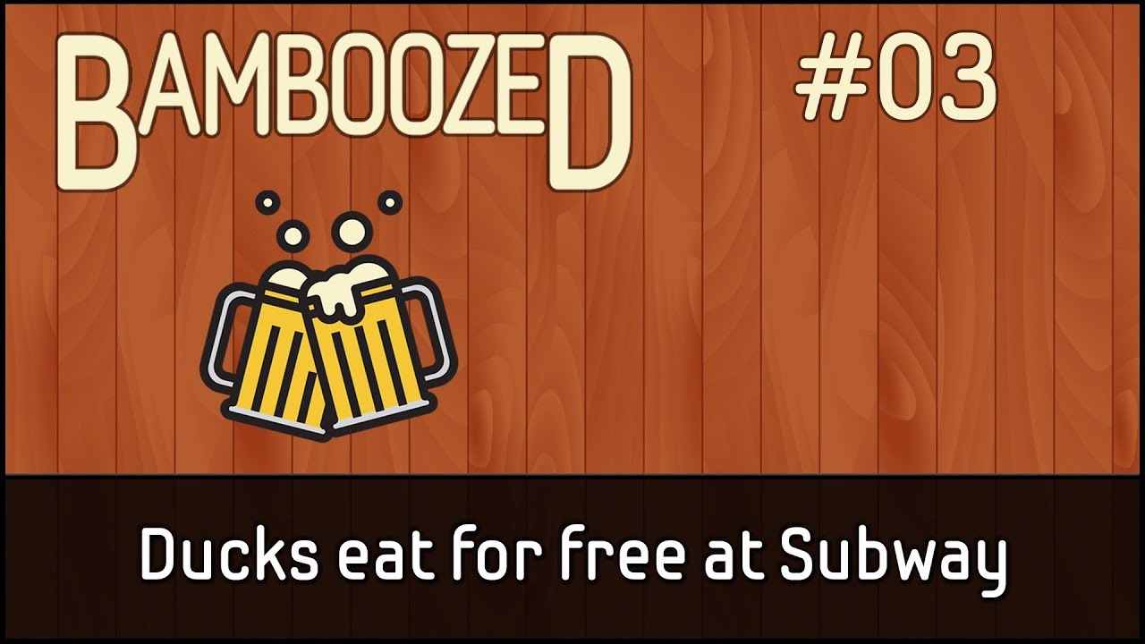 Bamboozed #3: Ducks eat for free at Subway - YouTube
