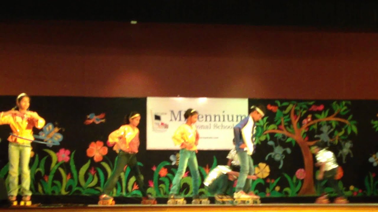 Millennium School Pune Annual Gathering 2014 Skating demo - YouTube