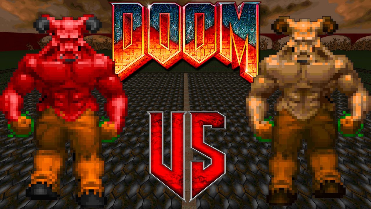 Baron of Hell vs Hell Knight - Doom Classic: Versus Battle - Monster ...