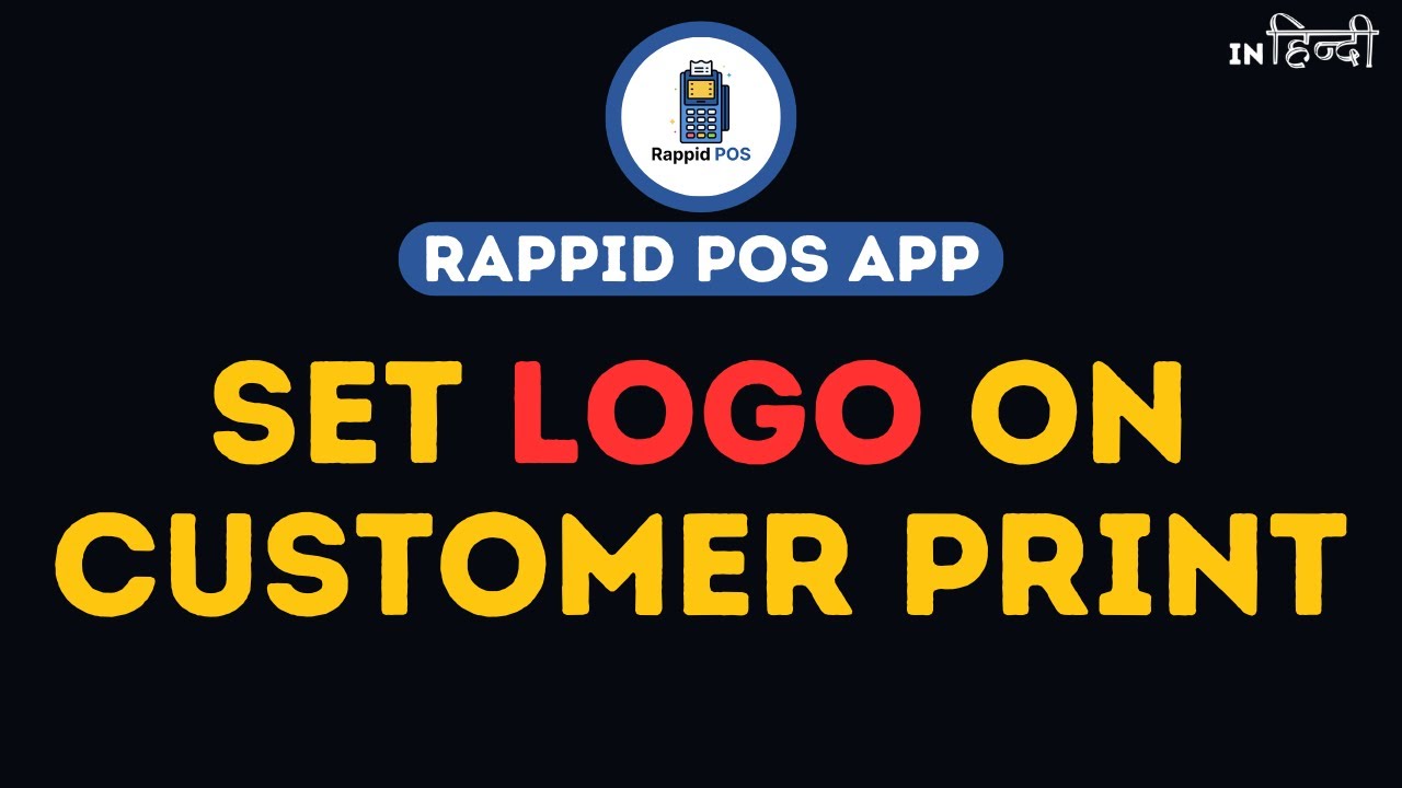 How to Set Logo for Customers Receipts Print | Customize logo can be ...