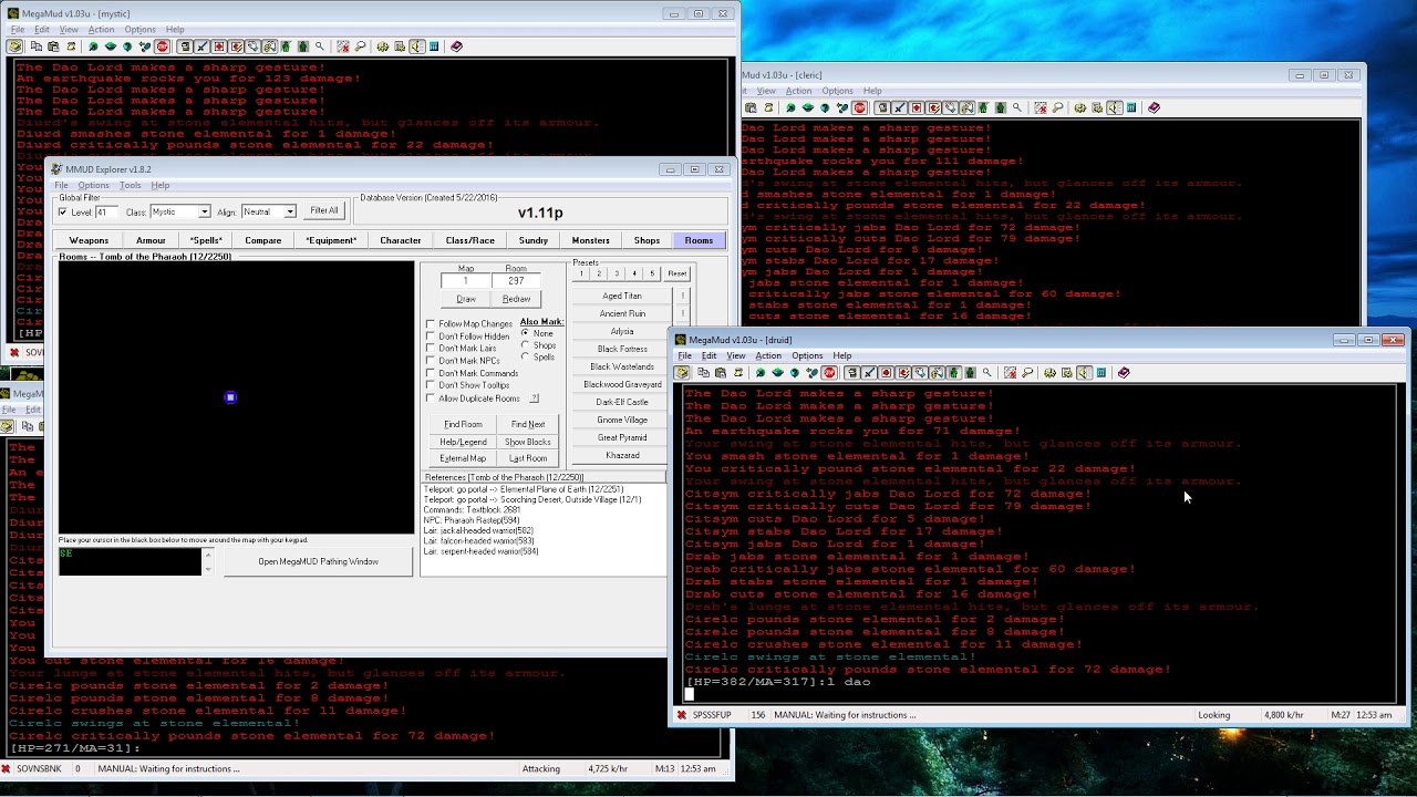 Boss: Pharaoh Rastep and the Dao Lord | MajorMUD 090 - YouTube