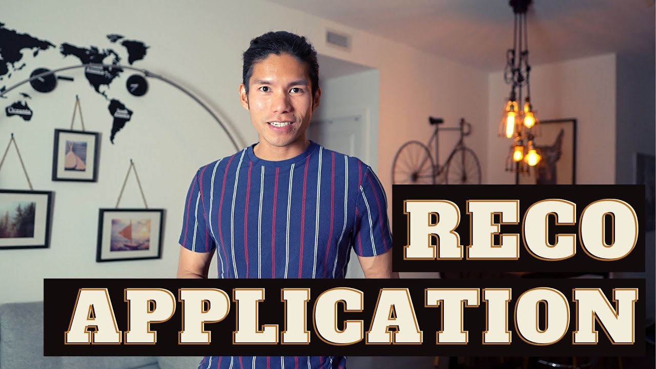 RECO Application (Documents Required and What's Next) - YouTube