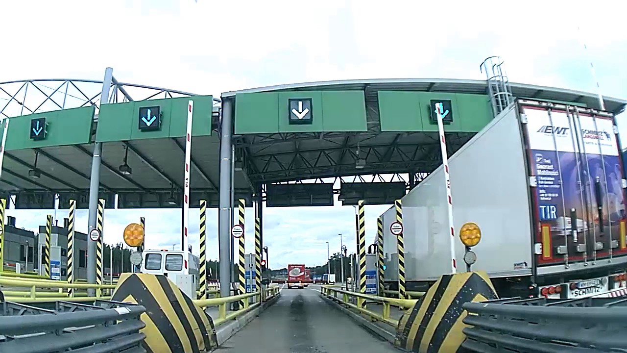 HD-Dashcam - Kostenpflichtige Autobahn A2 in Polen - Poland - Richtung ...