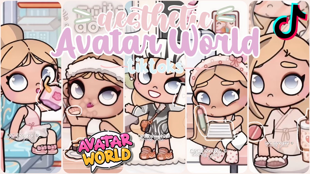 🧁45 minutes of Aesthetic Avatar World (routines, roleplay, cooking etc ...