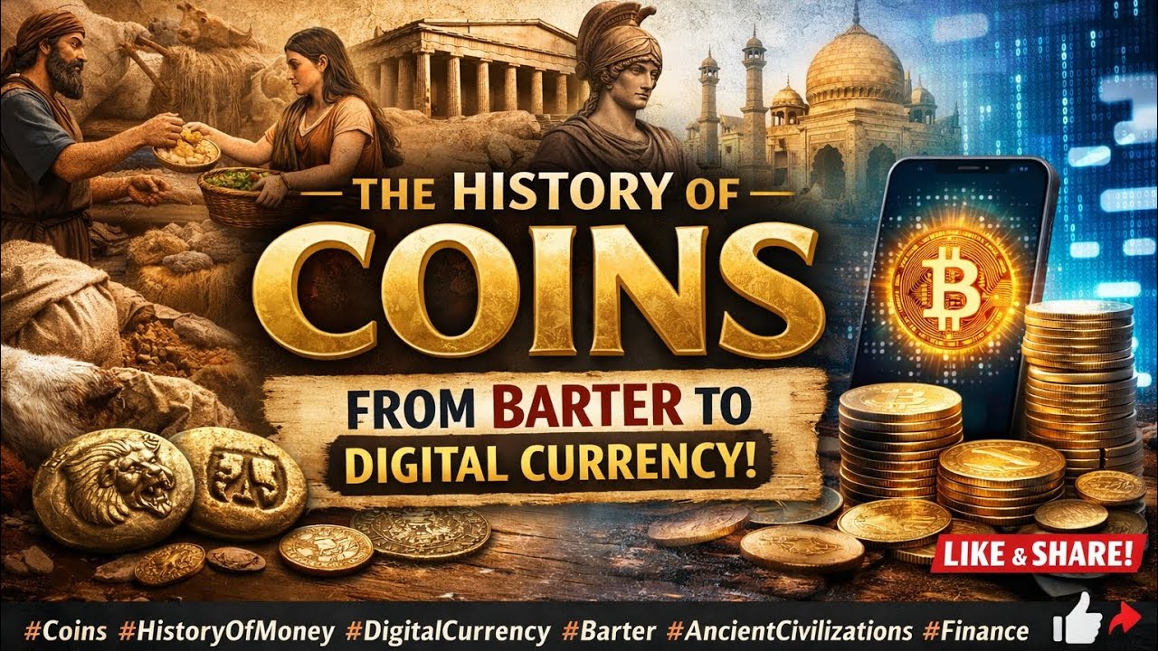 The Epic History of Coins: From Barter to Digital Currency - YouTube