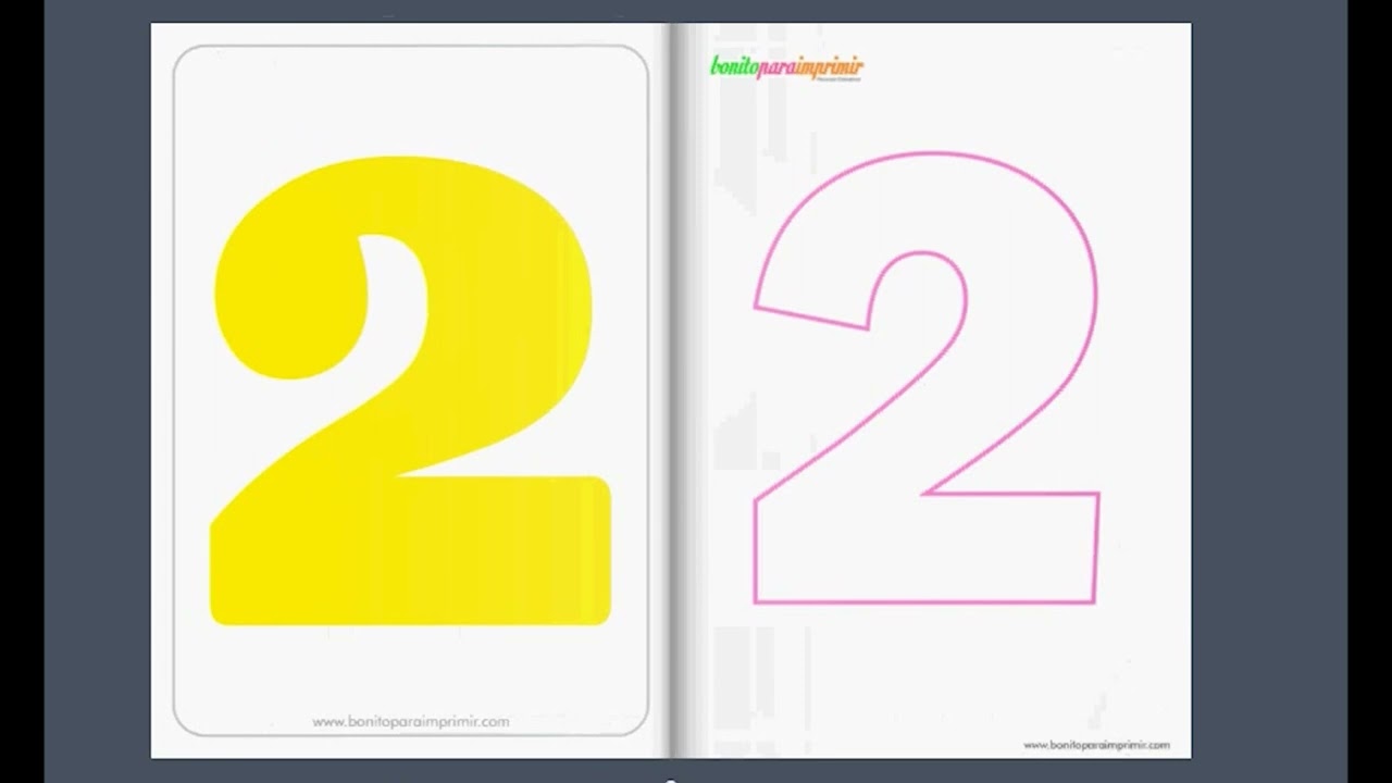 Molde de numero 2 - YouTube