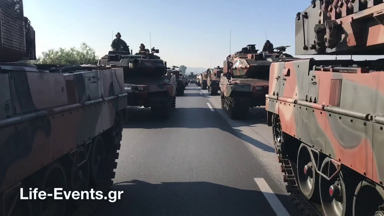 Δοκιμαστική Παρέλαση για την 28η Οκτωβρίου στη Θεσσαλονίκη - YouTube