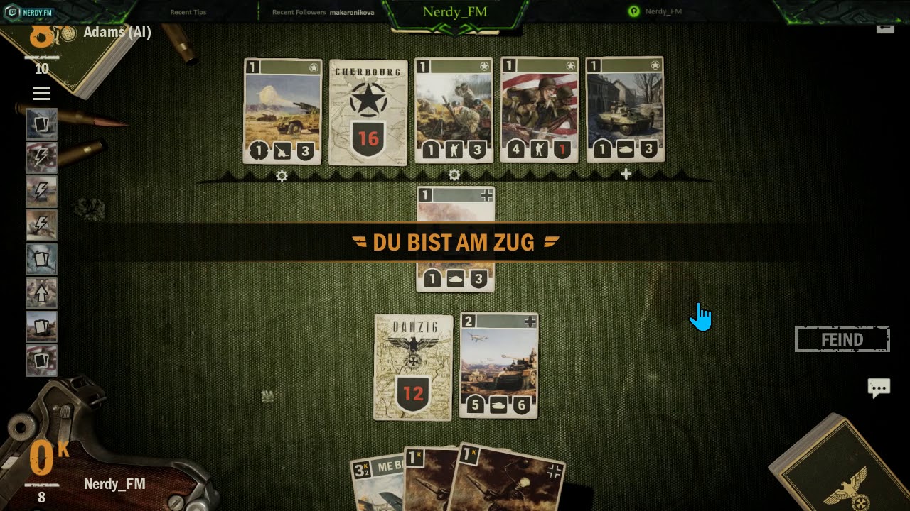 KARDS - The WWII Card Game // 1. Match German vs. USA - YouTube