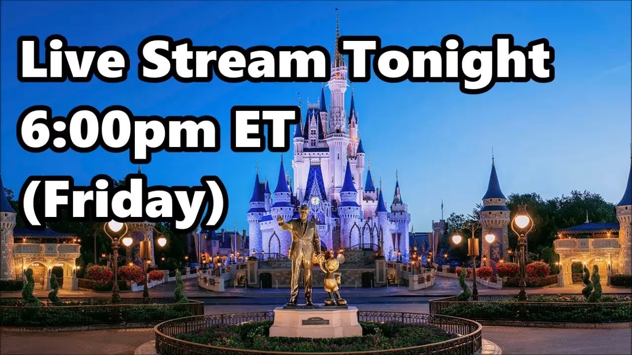 Live Stream Announcement 1-5-18 | ResortTV1 | Walt Disney World - YouTube