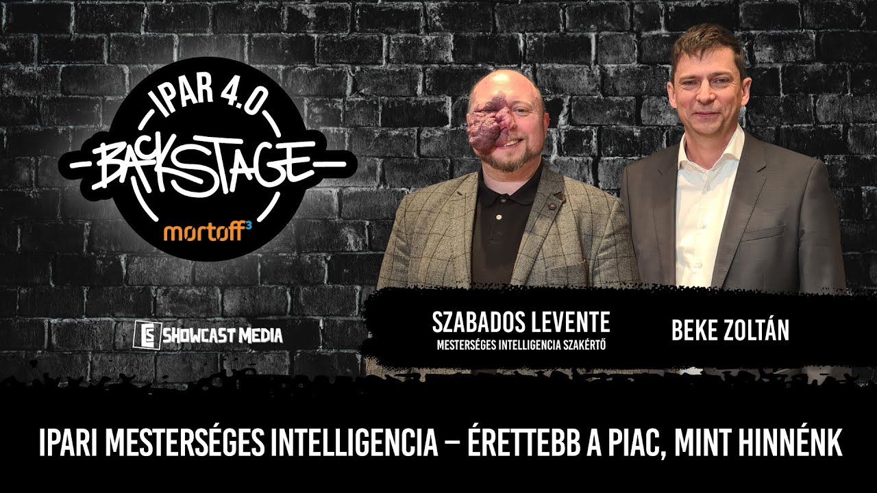 Ipari mesterséges intelligencia – érettebb a piac, mint hinnénk - Ipar 4.0 Backstage - YouTube