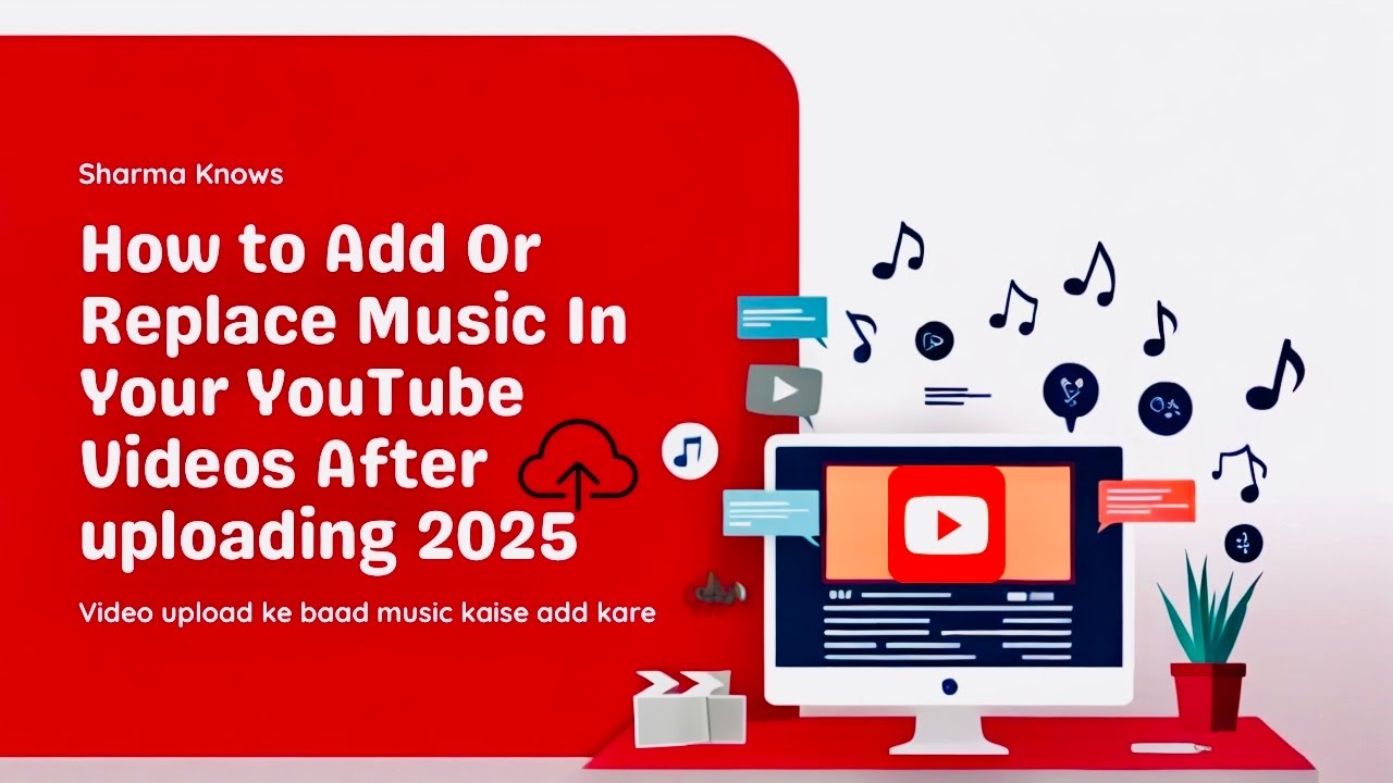 How To Add Or Replace Audio In Youtube Video After Upload | Mute Audio In Youtube Video After ...