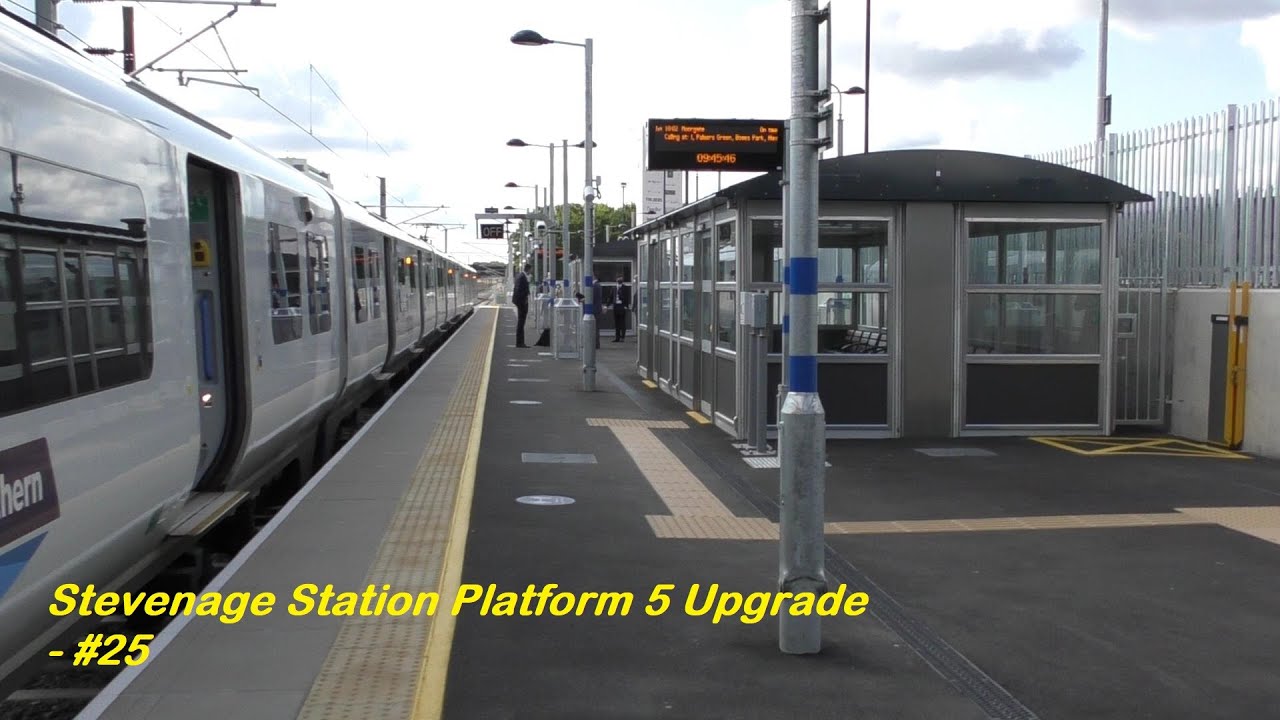 Stevenage Station Platform 5 Upgrade #25 - YouTube