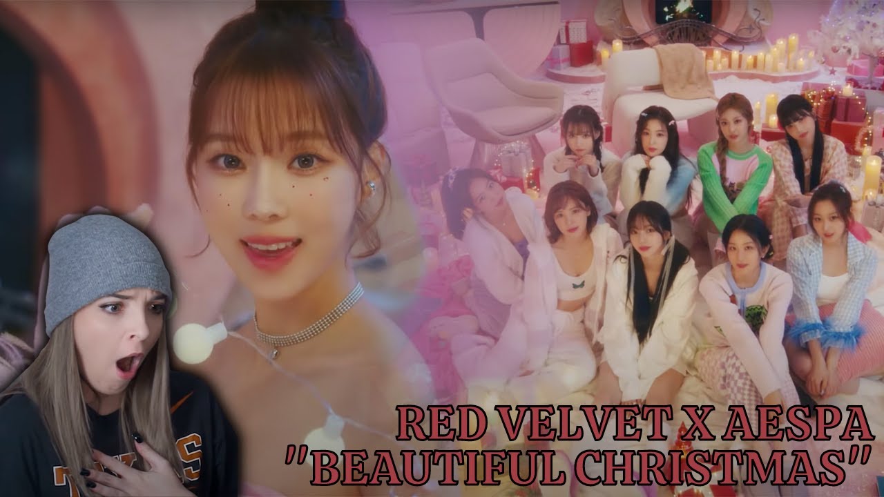 Red Velvet X aespa 'Beautiful Christmas' MV Reaction ll IRENE SAID THIS ...