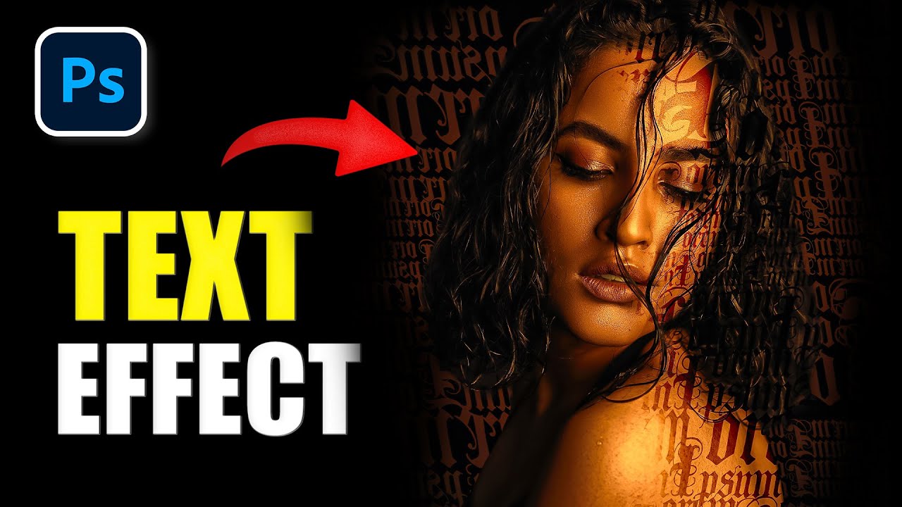 Master Text Design in Photoshop: Create Stunning Portrait Art with Text ...