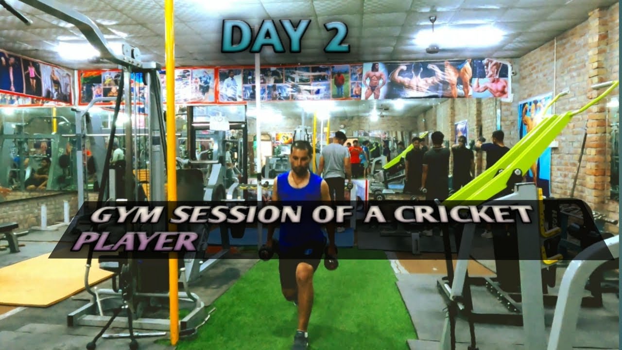First day at gym, cricket gym workout, how to start gym - YouTube