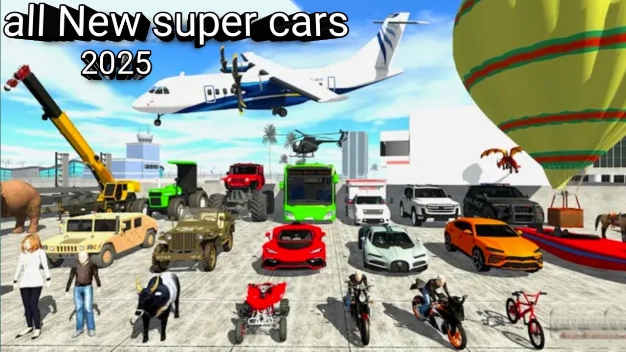 All New super cars 2025 cheat codes - YouTube