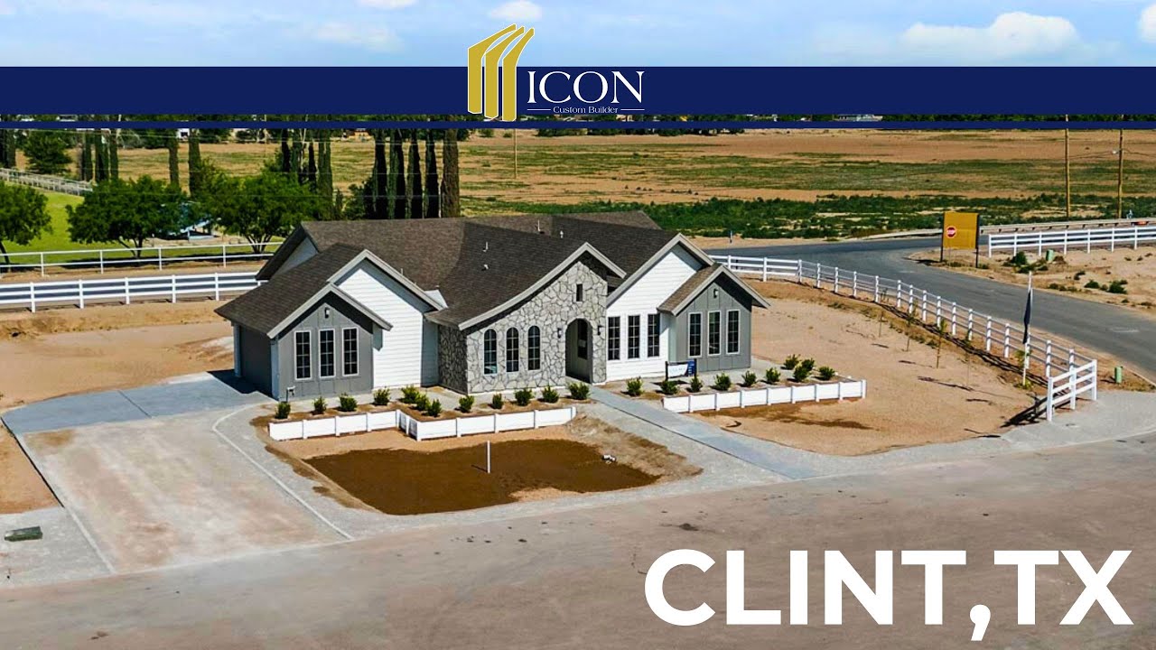 Rustic Elegance: Tour Our Model Home in Clint! | ICON Custom Builder ...