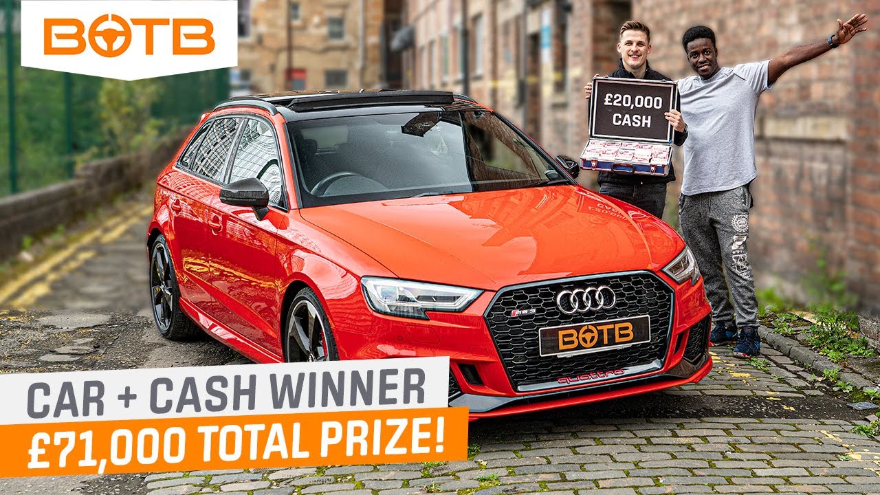 £71,000 Total Prize! NEW AUDI RS3 | BOTB Winner 864 - YouTube