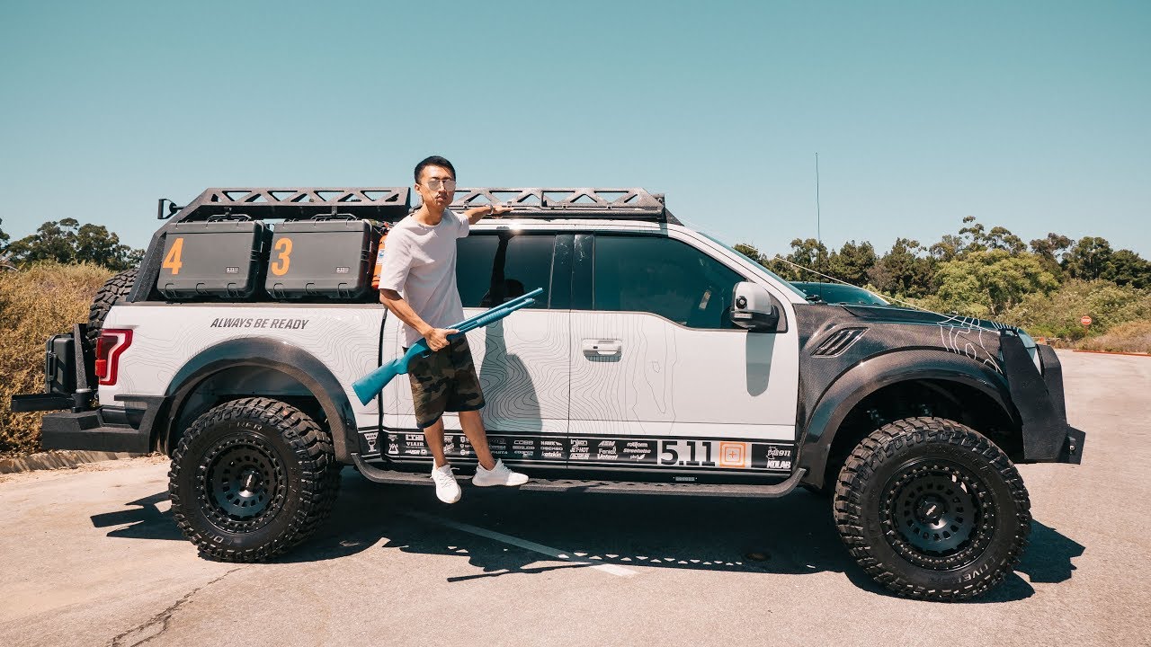 陆地无敌可攻打丧尸的福特猛禽！- Tactical Ford Raptor - YouTube