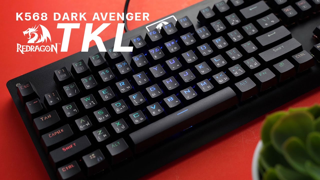 รีวิว Redragon K568 Dark Avenger TKL คีย์บอร์ด TKL Hot-Swap ได้ ใครชอบ ...