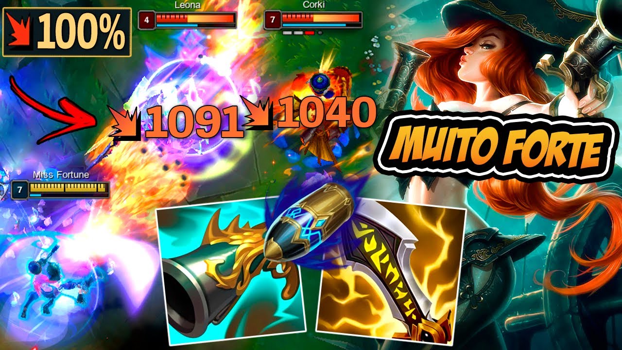 Miss Fortune Adc TÁ Muito Forte Com Essa Build E Runa Nova League