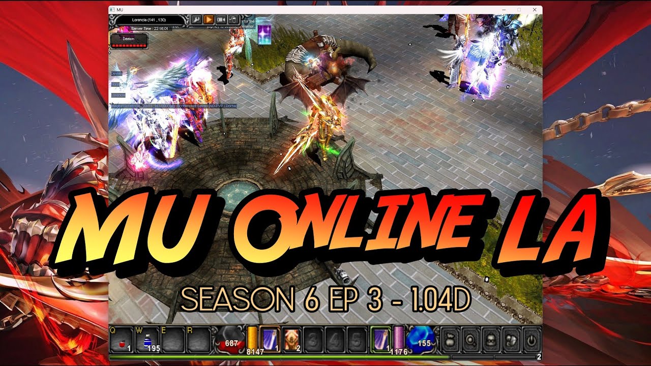 MU Online LA Season 6 Ep 3 - 1.04D ( Fast Server ) | Mu Online Server ...