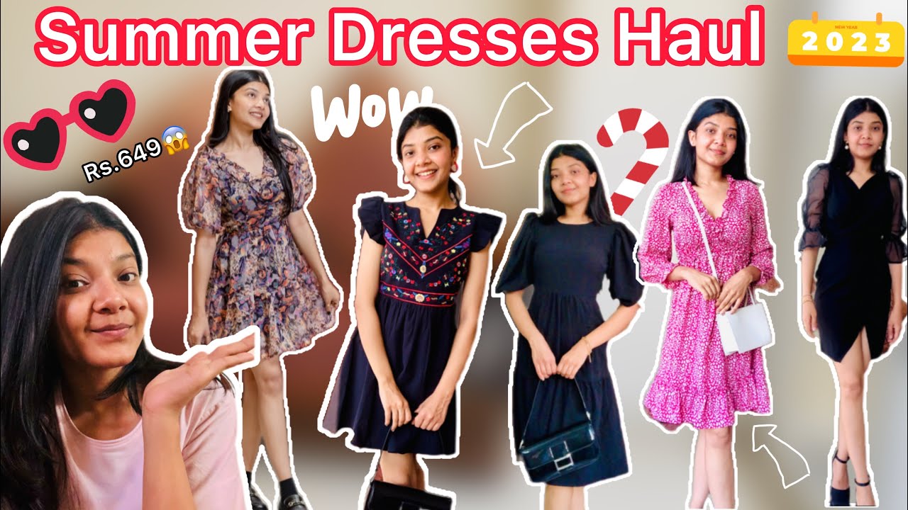 Summer Dresses Haul || Trendy Dresses Haul || Dresses Try on Haul ...