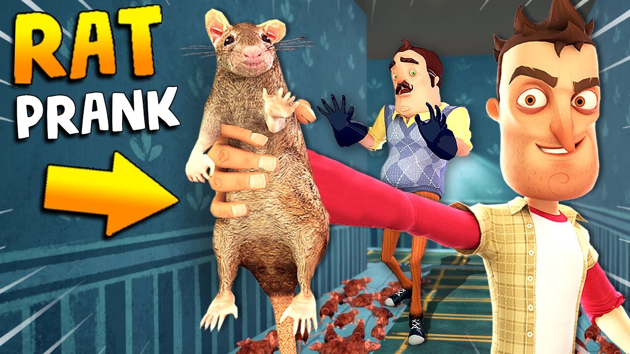 Putting RATS in The Neighbor’s House!!! | Hello Neighbor Gameplay (Mods ...