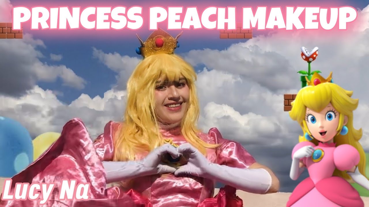 Princess Peach MakeUp Tutorial [Super Mario Bros] - Lucyna - YouTube