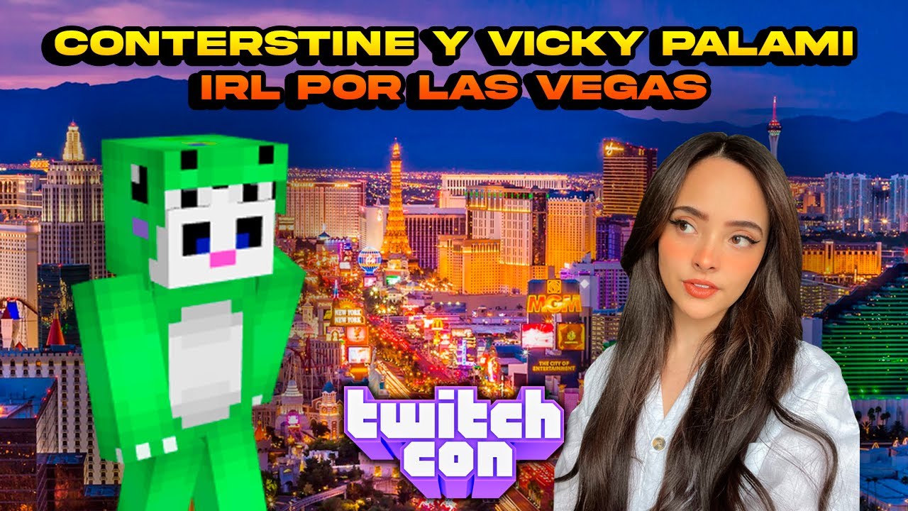 CONTERSTINE y VICKY PALAMI | IRL por LAS VEGAS 😀🇺🇸 - YouTube