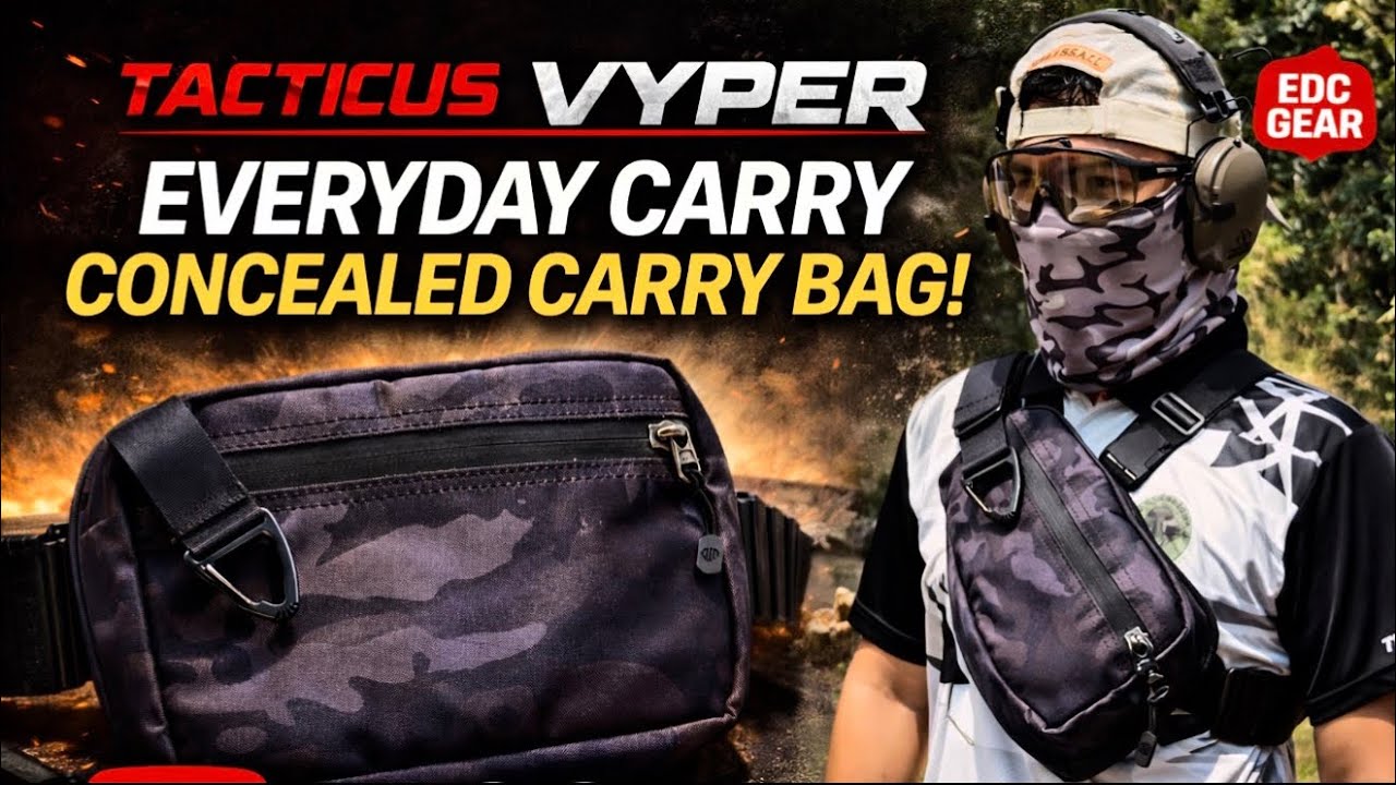 VYPER BELT & CROSS BODY BAG BY TACTICUS - YouTube