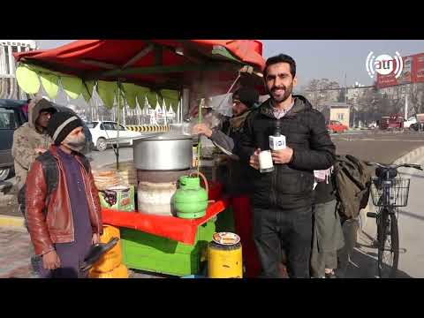 Date syrup, milk and honey for breakfast at Abdul Haq square / شیره خرما، عسل و شیر در چای صبح