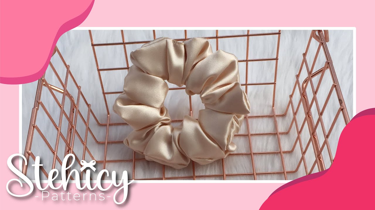Scrunchie Mediana | How to Make a Scrunchie | DIY Scrunchie Tutorial ...