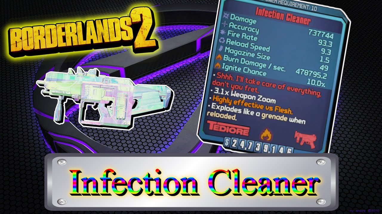 Effervescent Item Guide | Infection Cleaner | [Borderlands 2] - YouTube